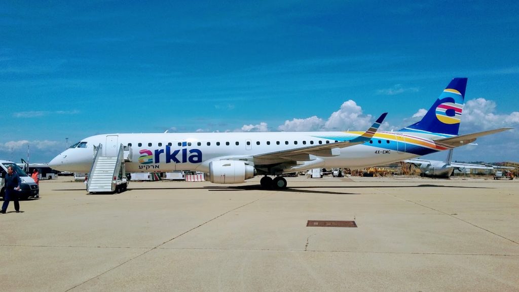 Arkia Unveil Vibrant Livery Painted at IAC Fiumicino