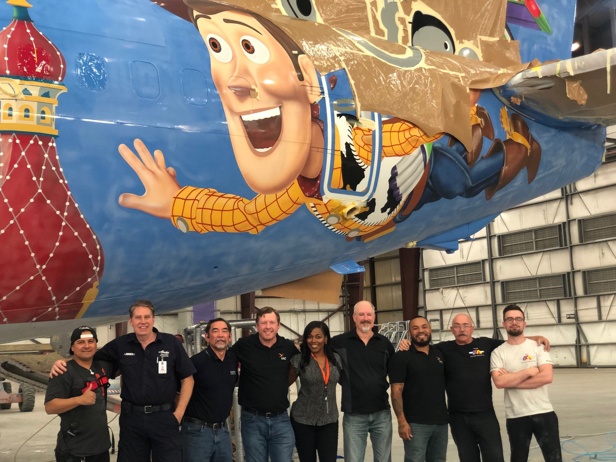 Alaska Airlines’ Newest Painted Pixar-Themed Aircraft